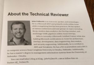 Tech Reviewing a Book - John Folberth